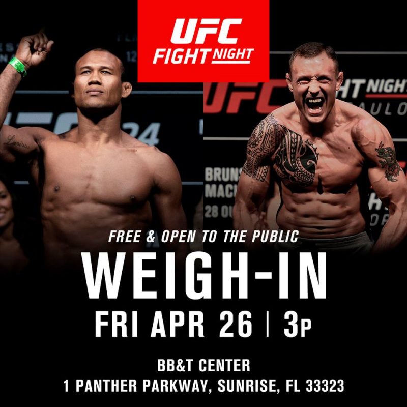 UFC Pre-Event Florida Activities – Florida MMA Events